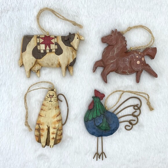 Jim Shore | Holiday | Vintage 202 Jim Shore Heartwood Creek Farm Animal ...